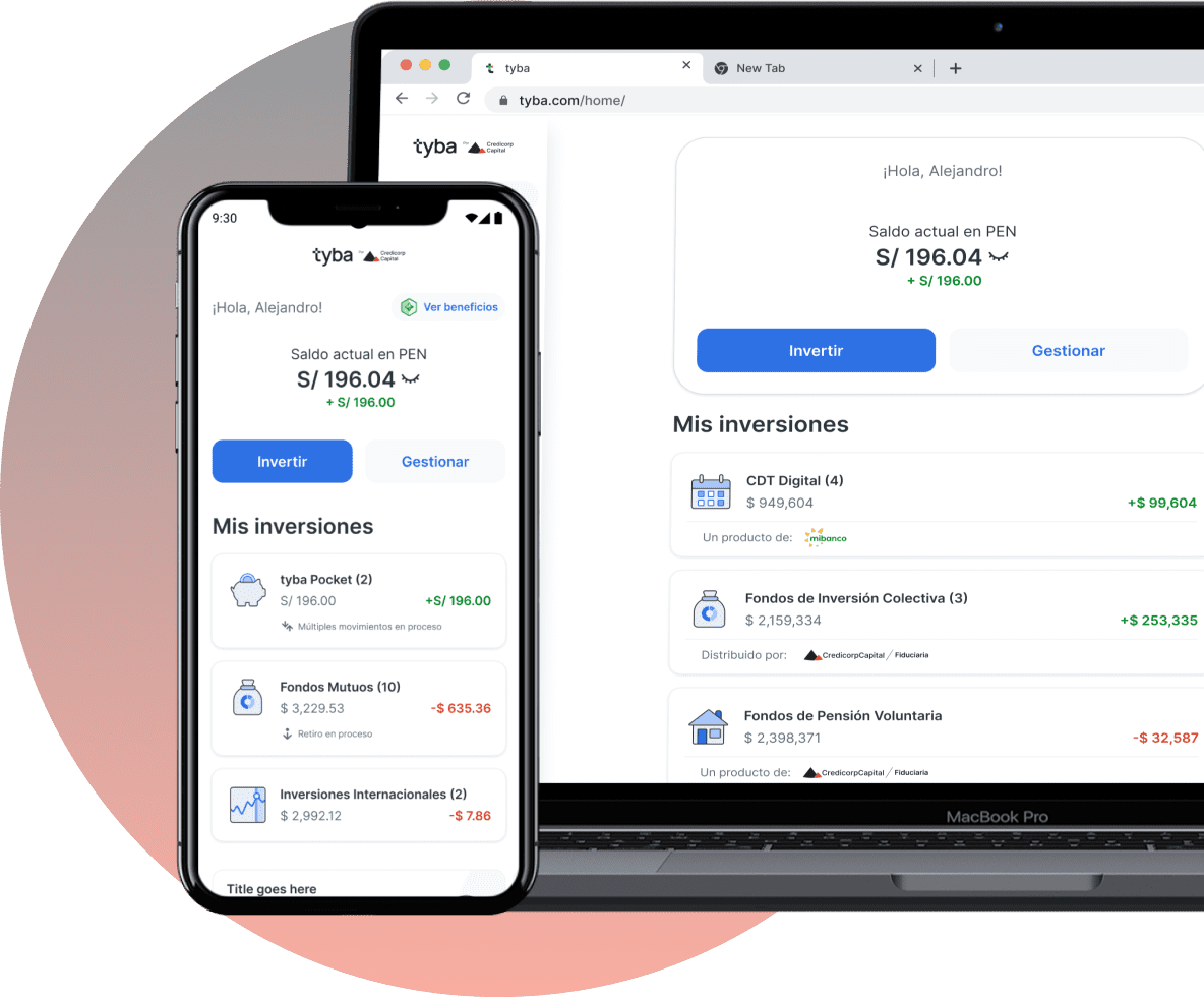 Novedades app - tyba- ¡La app de las inversiones en el Perú!